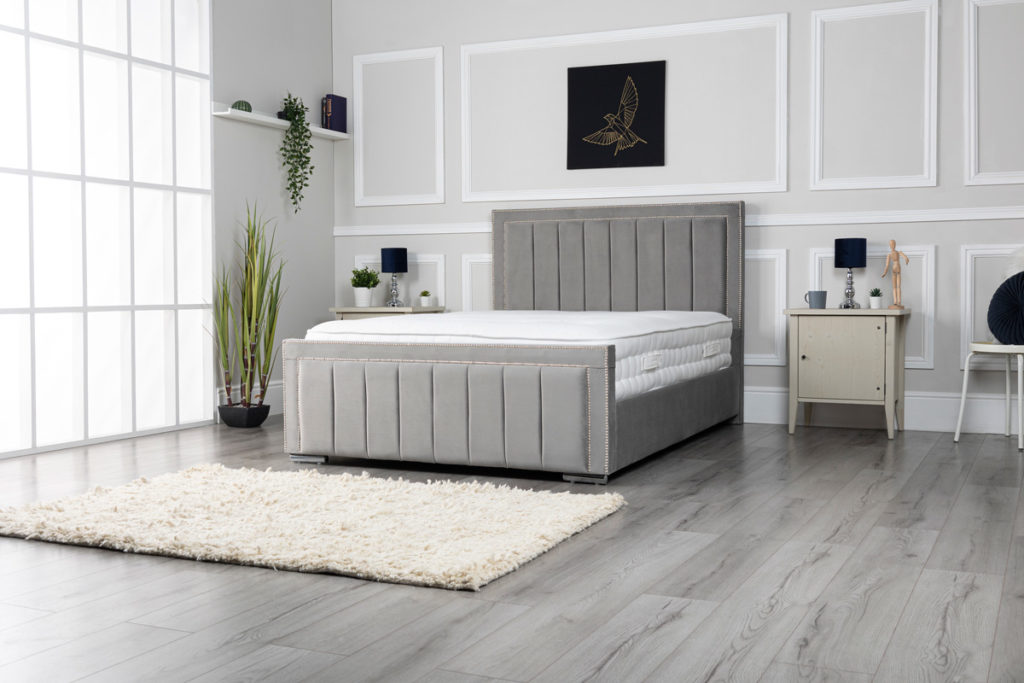 Java Beading Upholstered Bed - Teds Beds & Mattresses