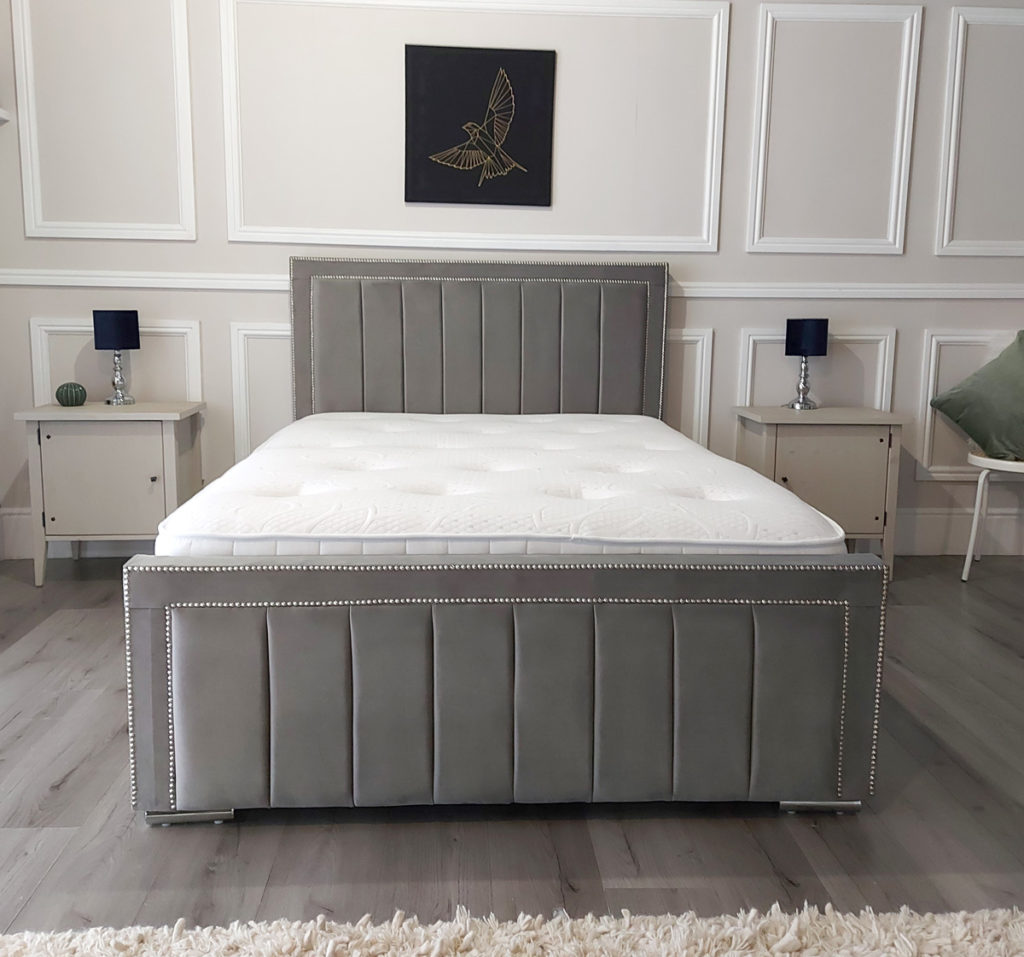 Java Beading Upholstered Bed - Teds Beds & Mattresses